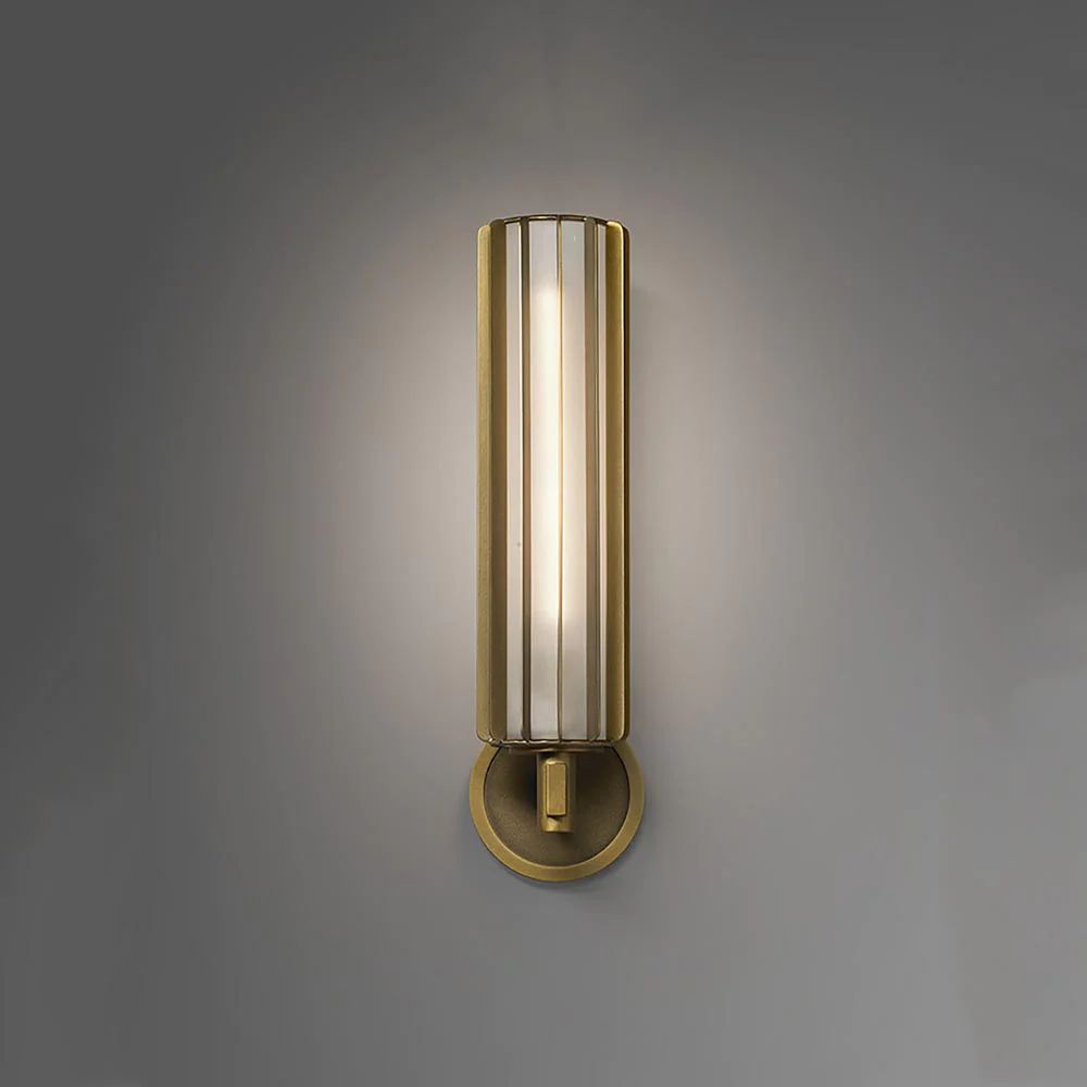 Gab Brass Wall Sconce 17"H