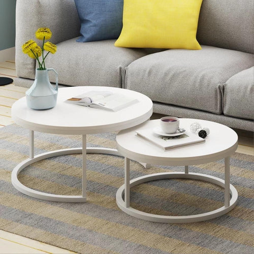 Benson - Modern Round Coffee Table Set