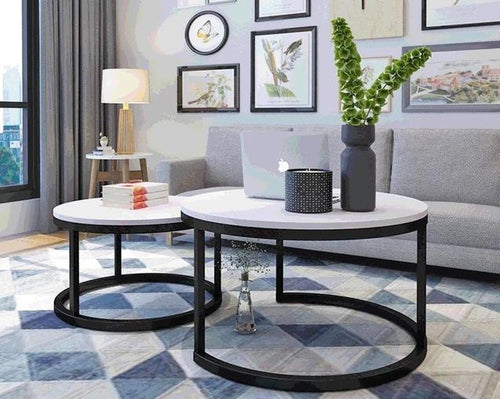 Benson - Modern Round Coffee Table Set