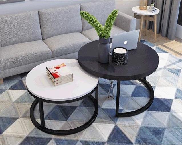 Benson - Modern Round Coffee Table Set