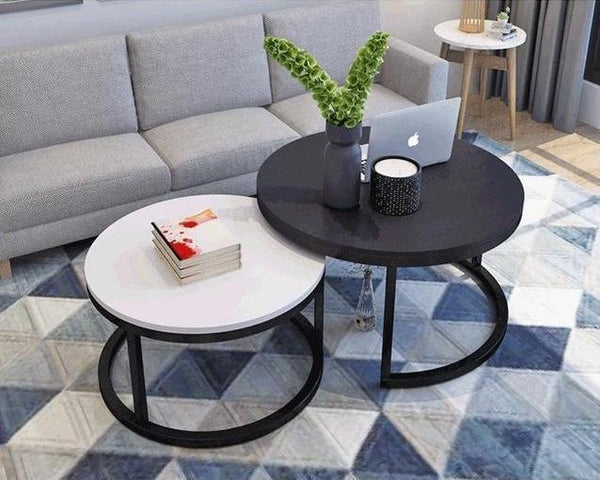 Benson - Modern Round Coffee Table Set